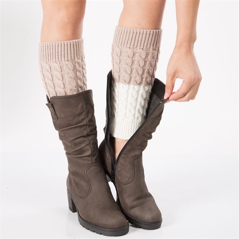 1 Pair Leg Warmers Women Warm Socks For Boots Wint... – Grandado