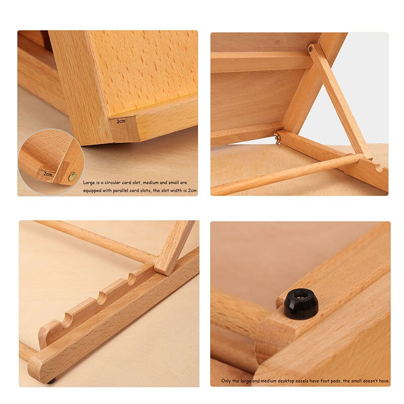Portable Sketch Easel Wooden Desktop Easel Artist ... – Vicedeal