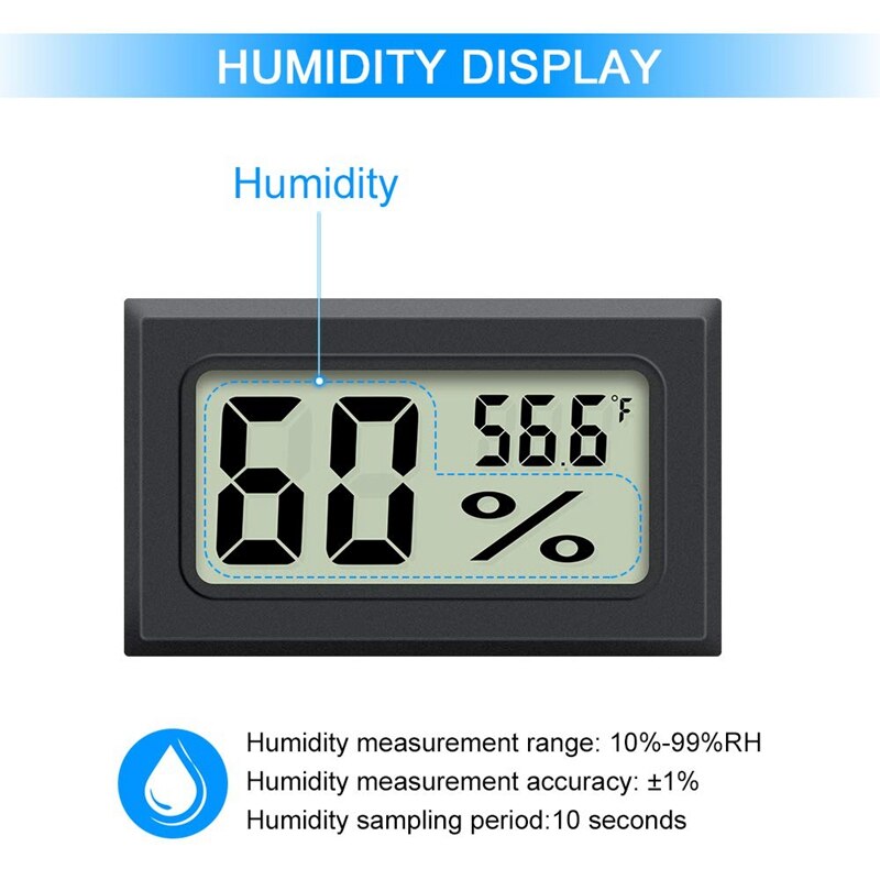Mini Hygrometer Thermometer, Suitable for Humidifi... – Vicedeal