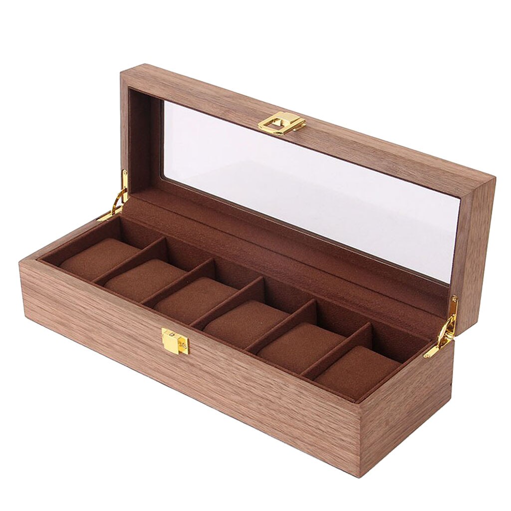 Wooden Watch Box Case Organizer Display for Men Wo... – Grandado