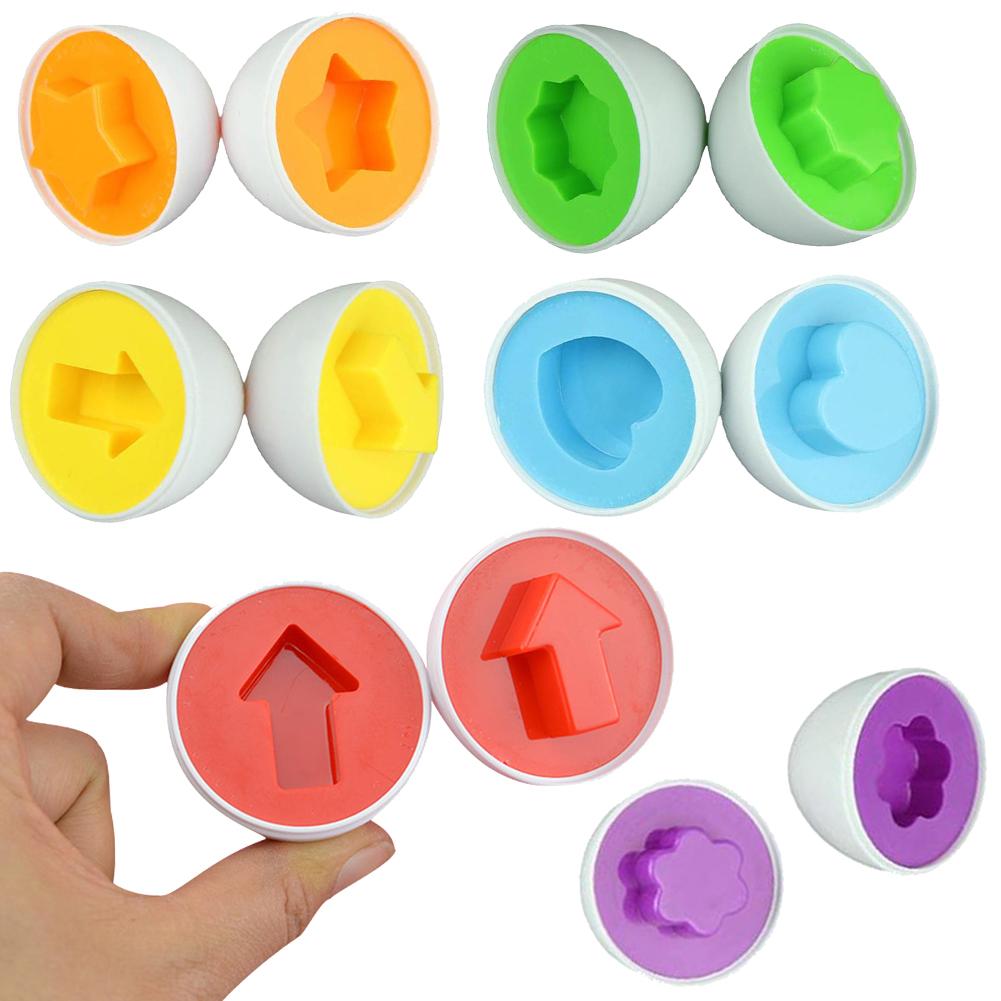 6pcs Colorful Smart Eggs Learning Education Toys M... – Grandado