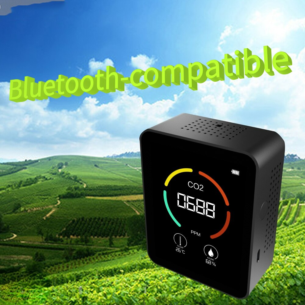 Multifunctional BT 3 In 1 CO2 Meter Digital Temper... – Grandado
