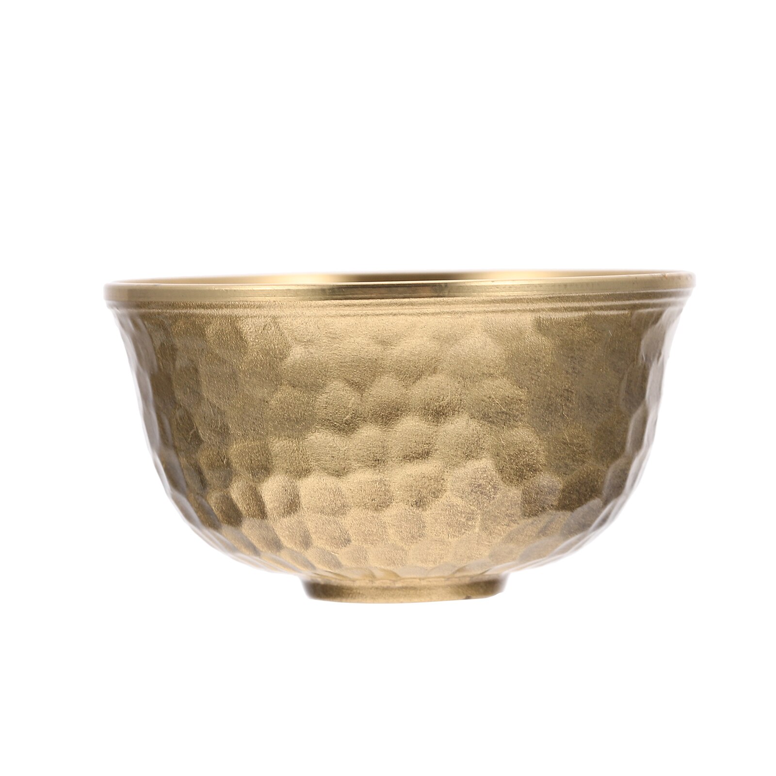 Round Hammered Metal Bowl Pure Copper Bowl Thick O... – Vicedeal