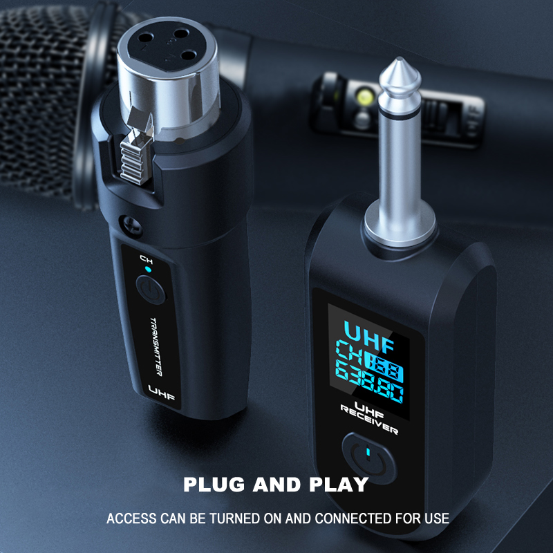 UHF Wireless Microphone Converter XLR Transmitter ... – Vicedeal