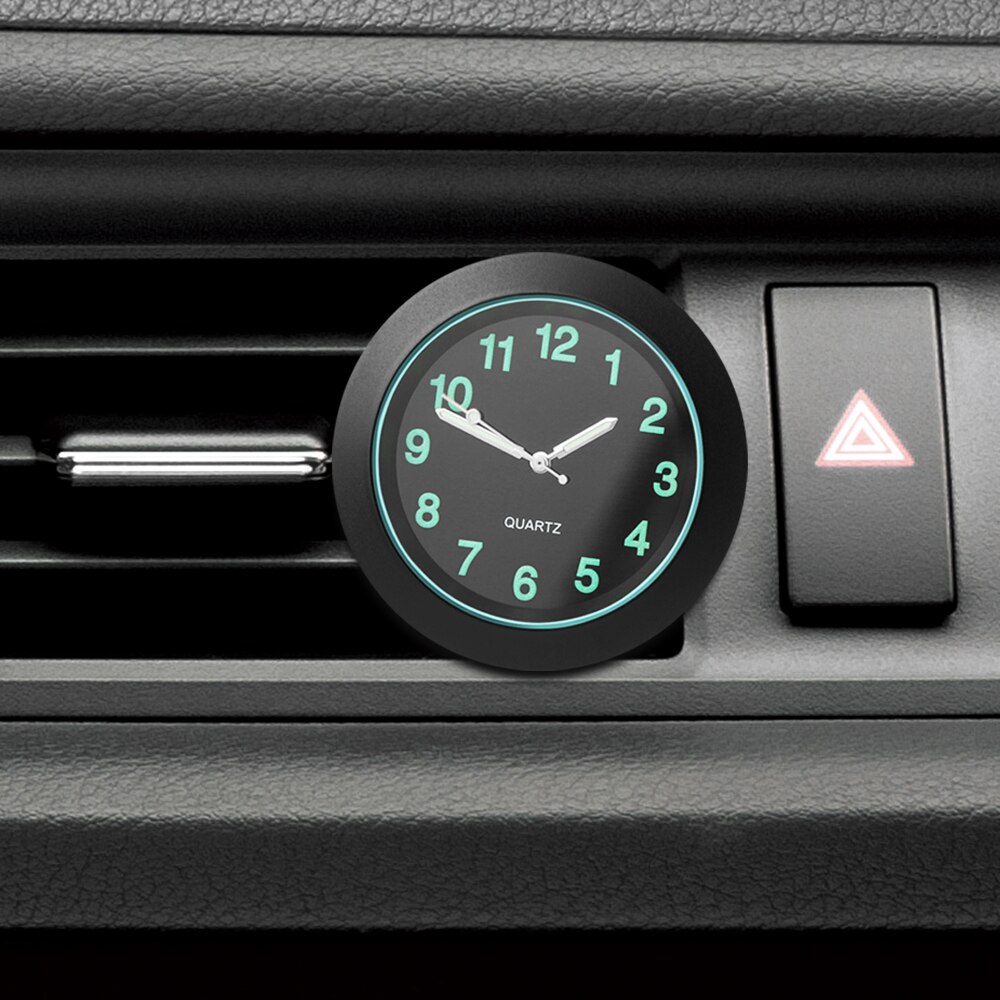 Luminous Auto Gauge Clock Mini Car Quartz Clock fo... – Grandado