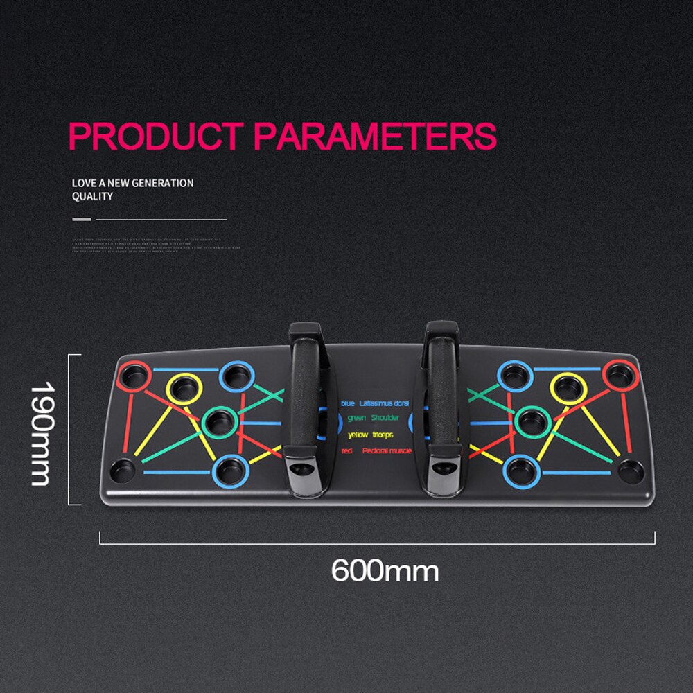 Push Up Rack Push-Up Stand Board Gym Thuis Uitgebr... – Grandado