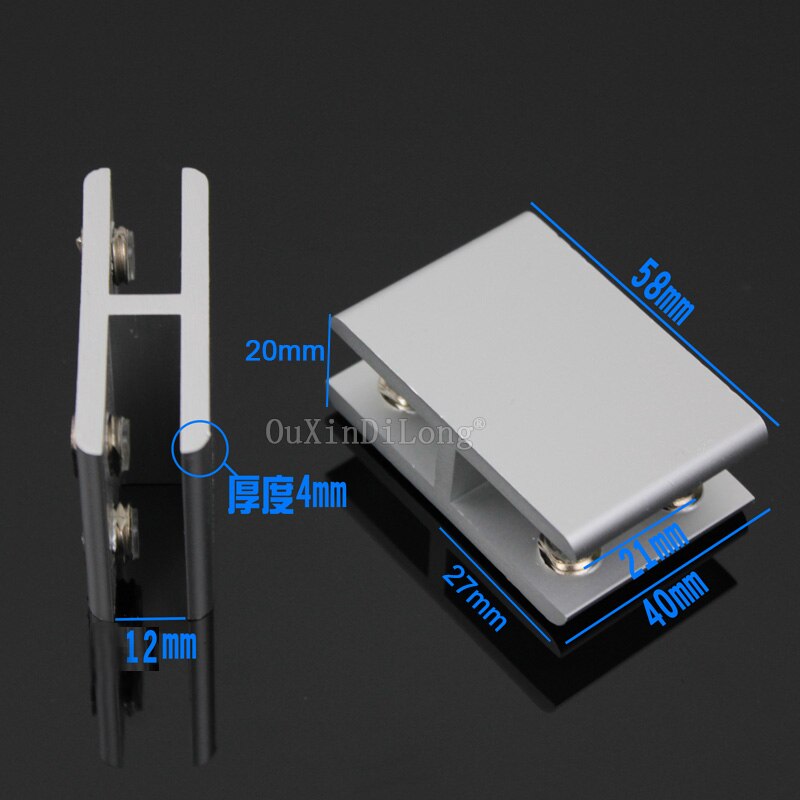 10PCS 180Degrees 2Ways Flat Glass Clamp Bracket Ho... – Grandado