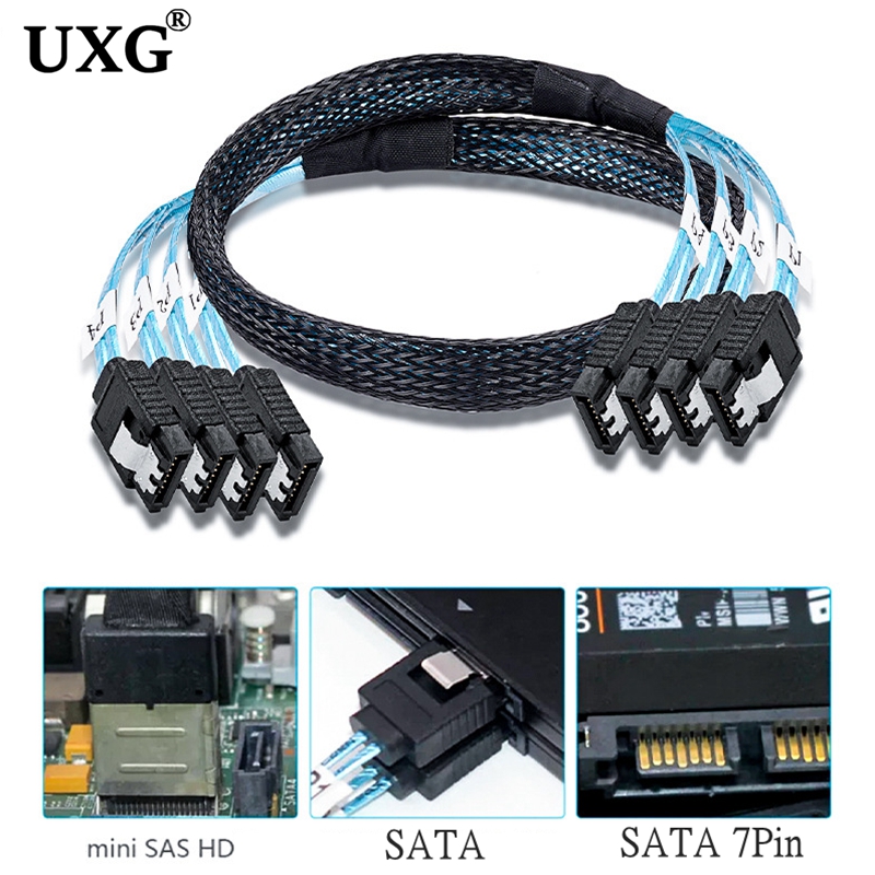 4 X Sata Naar Sata Kabel 4 Poorten/Set Datum Kabel... – Vicedeal