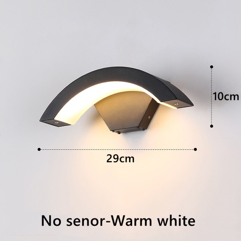 18w 24w Outdoor LED Waterproof Wall Light with Mot... – Grandado
