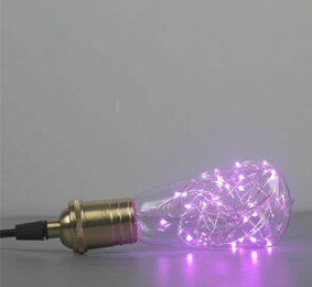 Modern minimalist Edison E27 colorful copper light... – Grandado