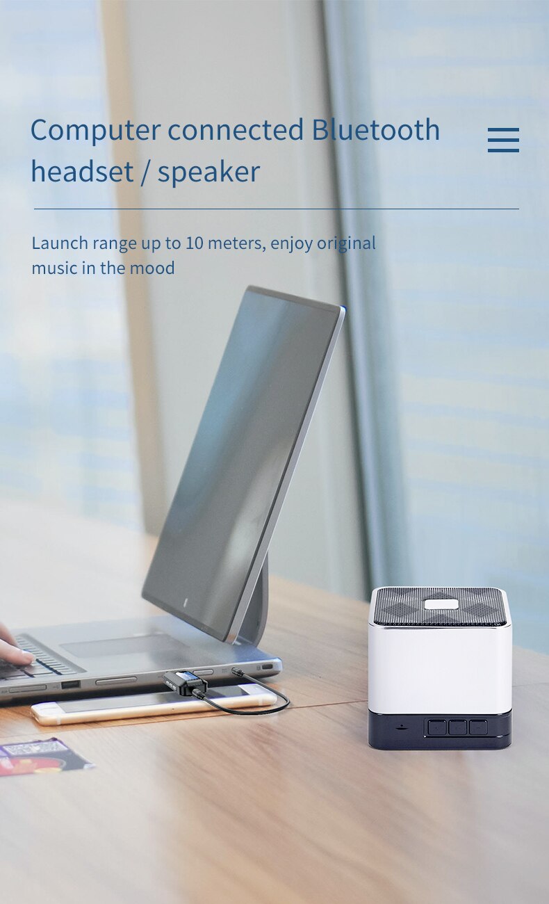 2-in-1 Wireless Bluetooth adapter 5.0 for Bluetoot... – Grandado