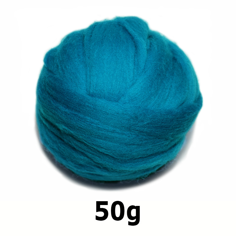 Freies handmade Wolle Filz für filzen 50g Pfau bla... – Vicedeal