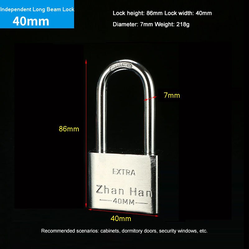 40/50mm Steel Padlock Head Lock Small Locks Door W... – Vicedeal