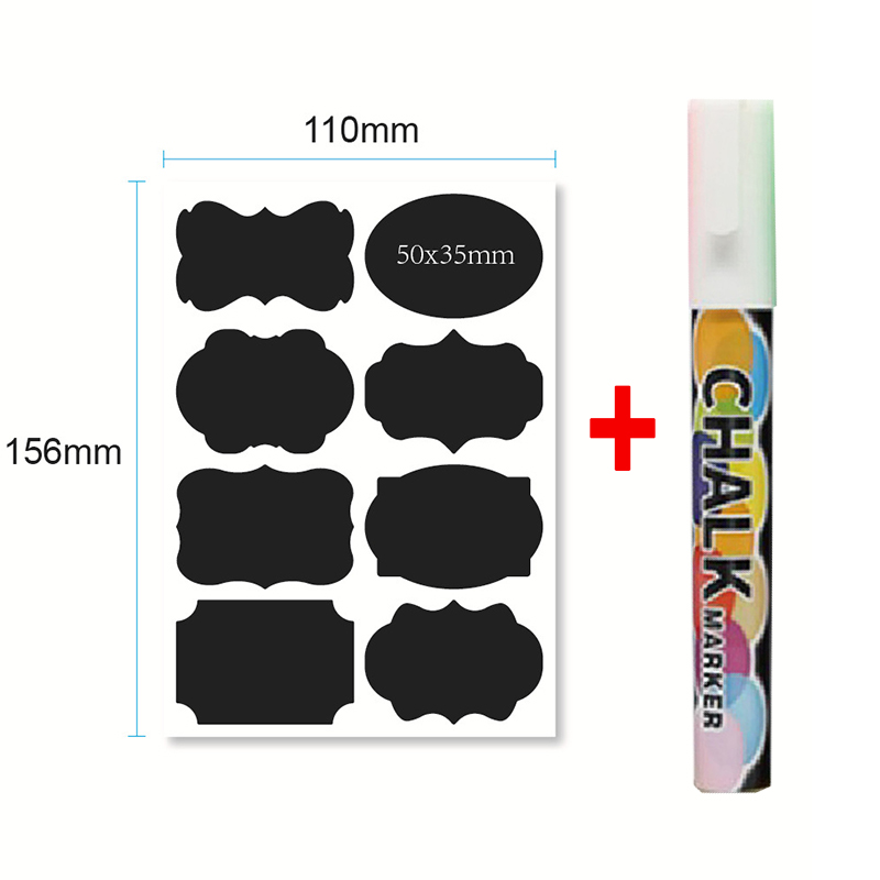 Chalkboard Labels Bulk Erasable Chalk Board Jar La... – Vicedeal