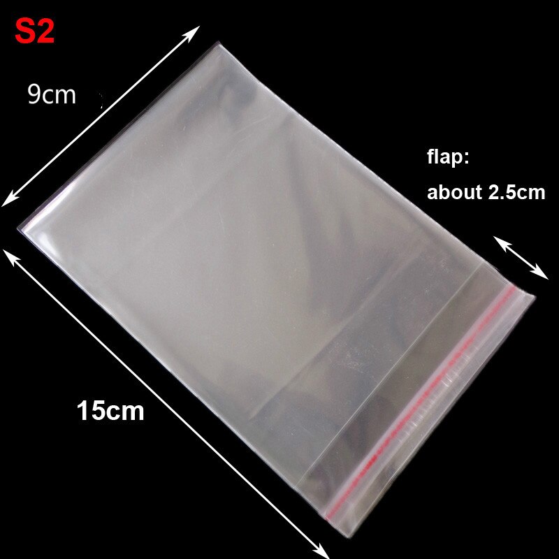 50pcs Hersluitbare Plastic Transparante Zakken Cle... – Grandado