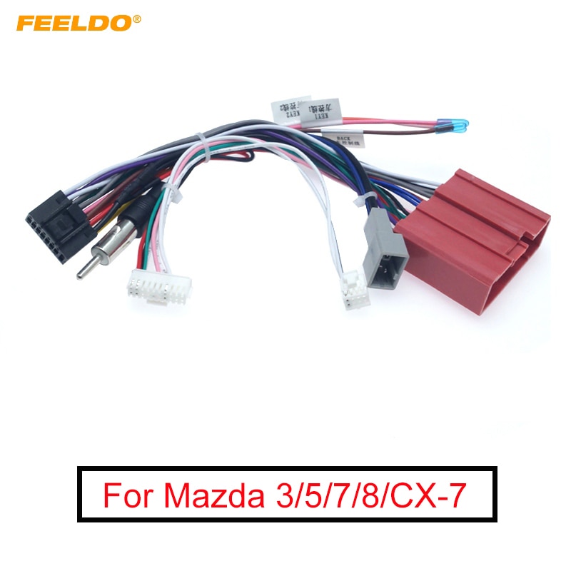 FEELDO 1PC 16P Car Head Unit Wire Harness Adapter ... – Grandado
