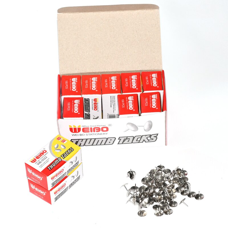 Thumb Tacks Round Thumb Tacks Antirust Pushpin Off... – Vicedeal
