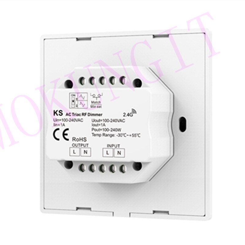Rotary Panel AC Triac RF Dimmer KS LED Wall Mount ... – Grandado