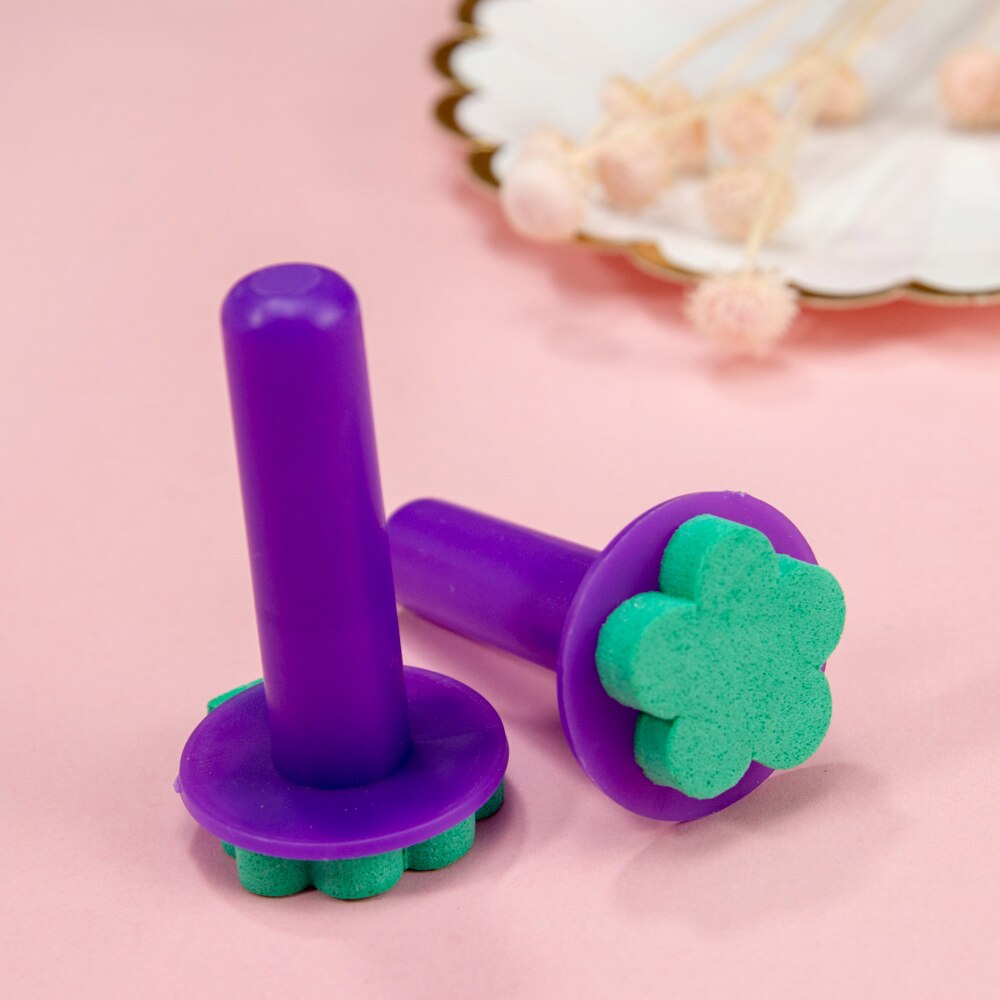 3pcs Kids Drawing Toys Set DIY Sponge Painting Bru... – Grandado