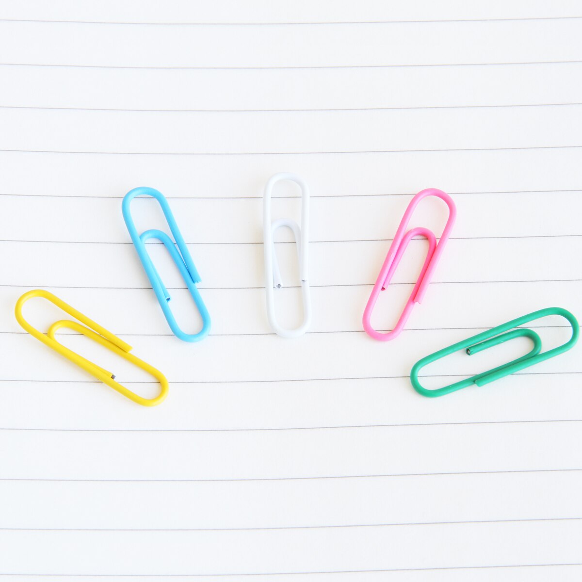 200pcs Box Paper Colors Clip Metal Stationery Clip... – Grandado