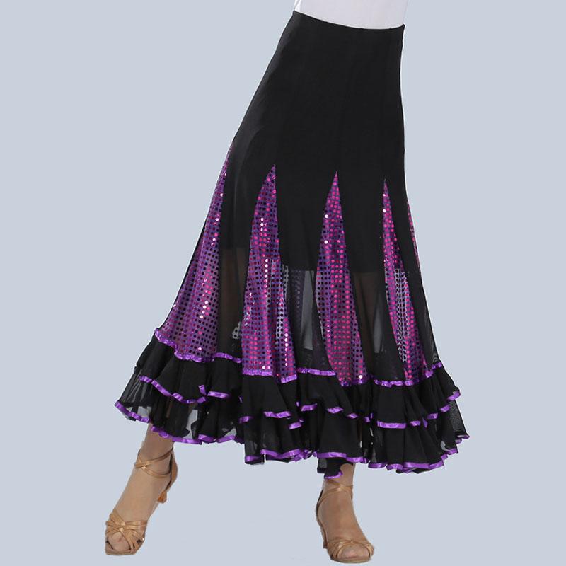 National Standard Dance Waltz Square Dancing Skirt... – Grandado