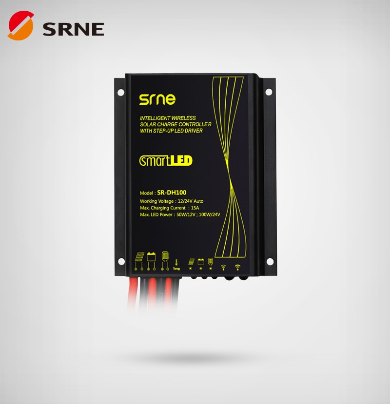 SRNE SR-DH100 12V 24V Solar Charge Controller 15A ... – Grandado