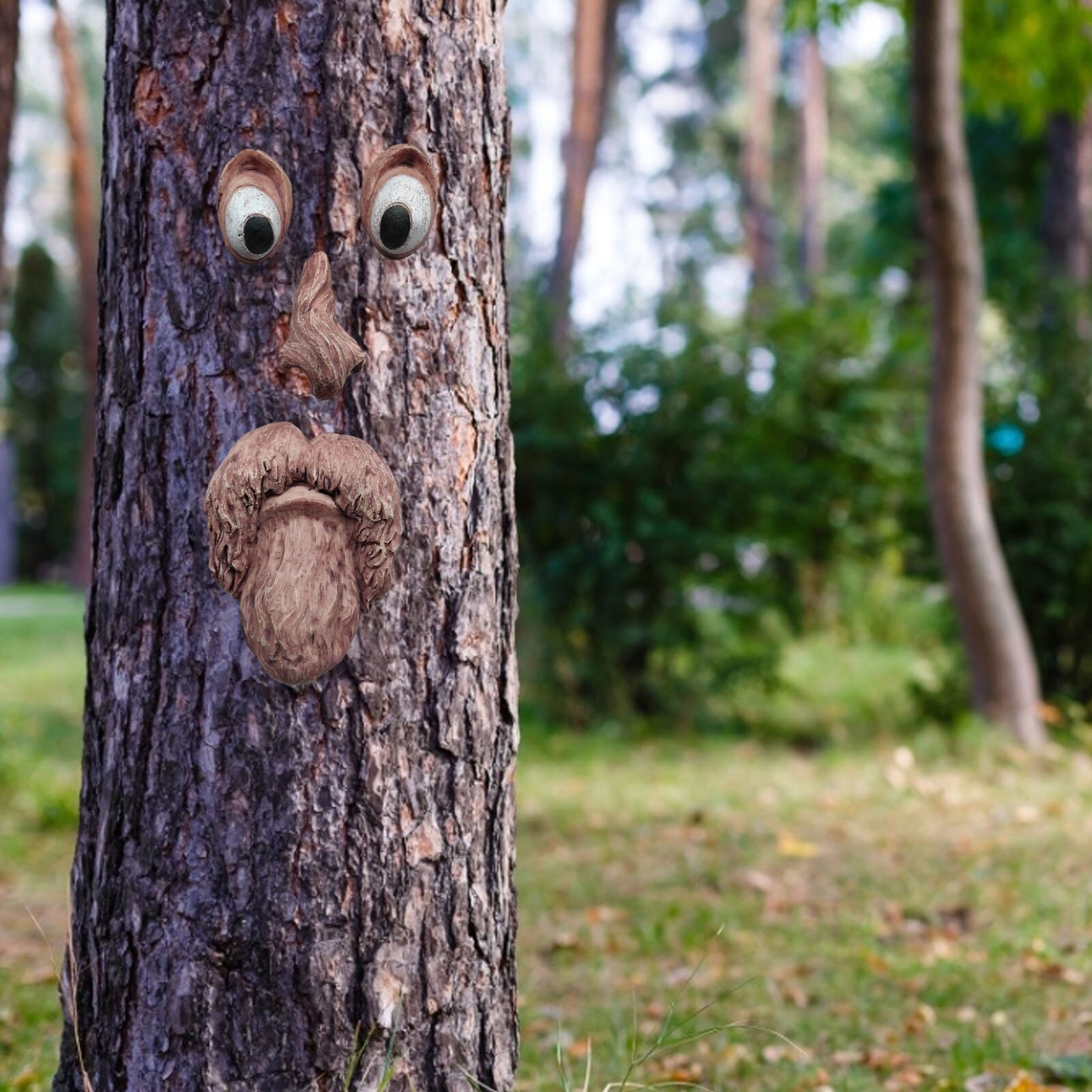 Old Man Tree Hugger Tree Face Decor Outdoor Funny ... – Vicedeal