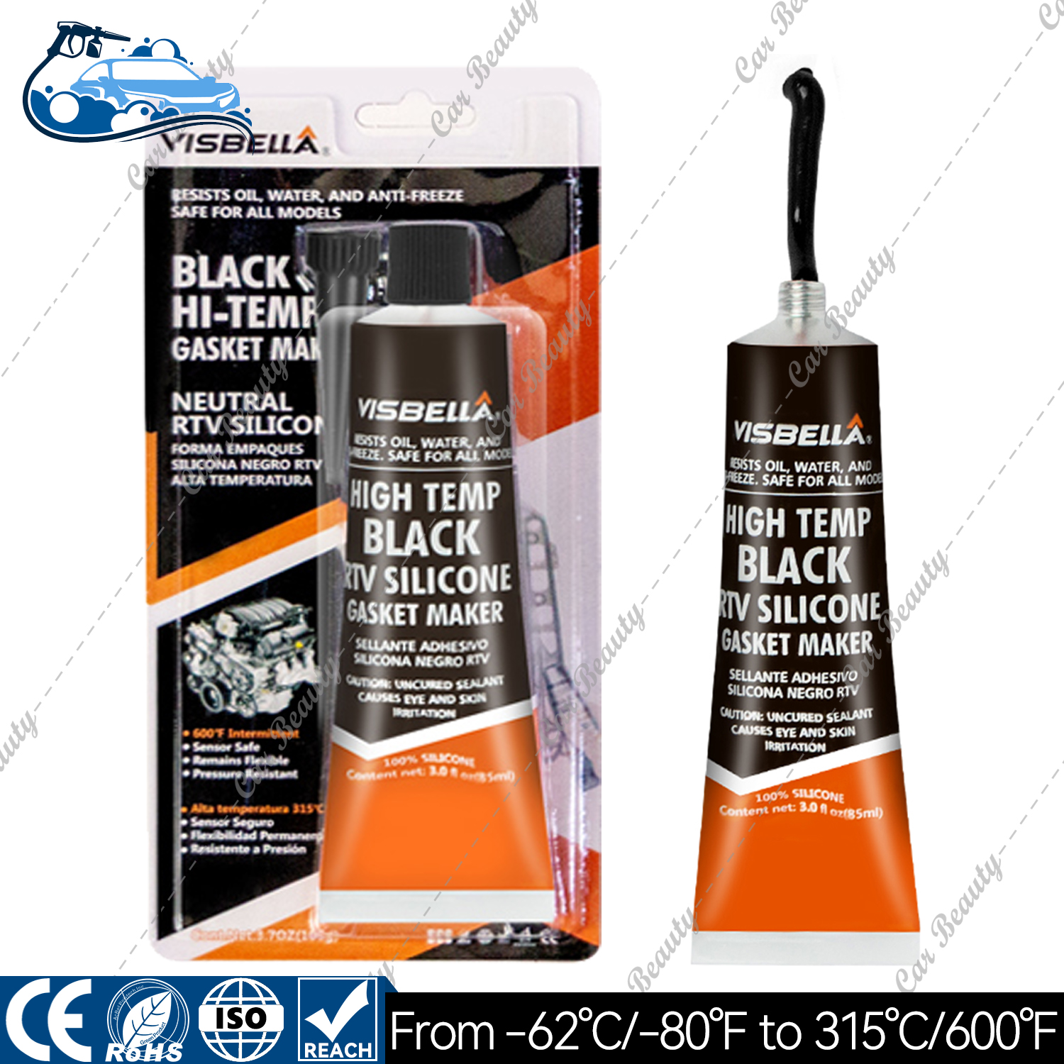 Grey RTV Silicone Sealant Gasket Maker Bonding Str... – Grandado