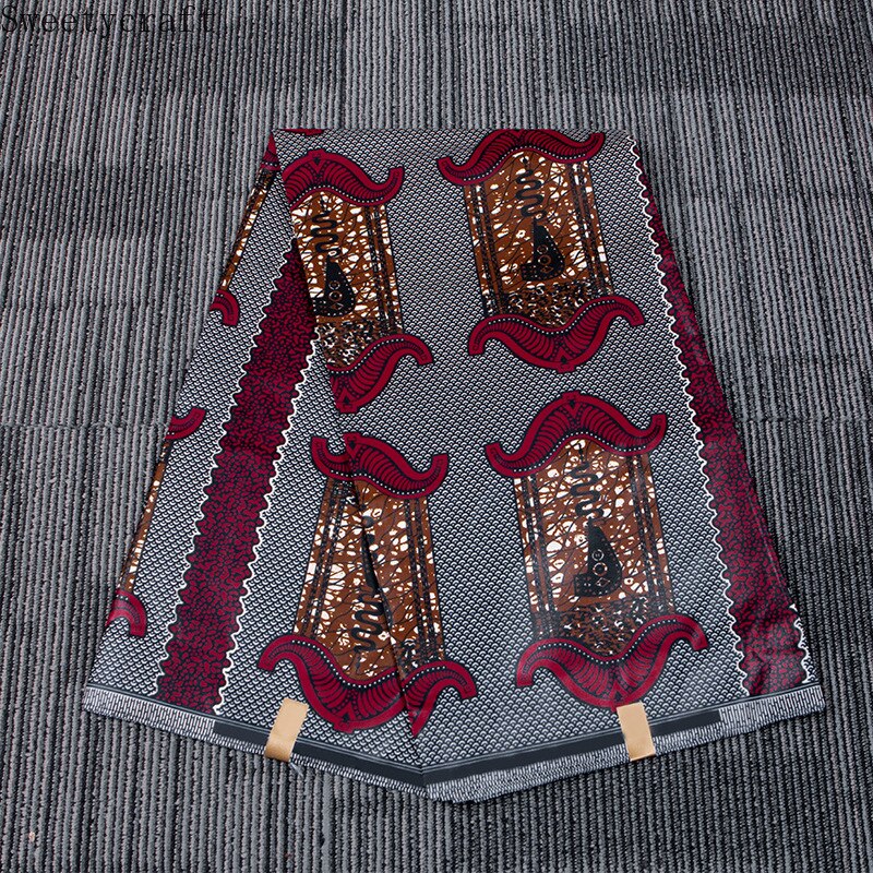 3 Yard Ankara Africain Gedrukt Stof 100% Polyster ... – Grandado