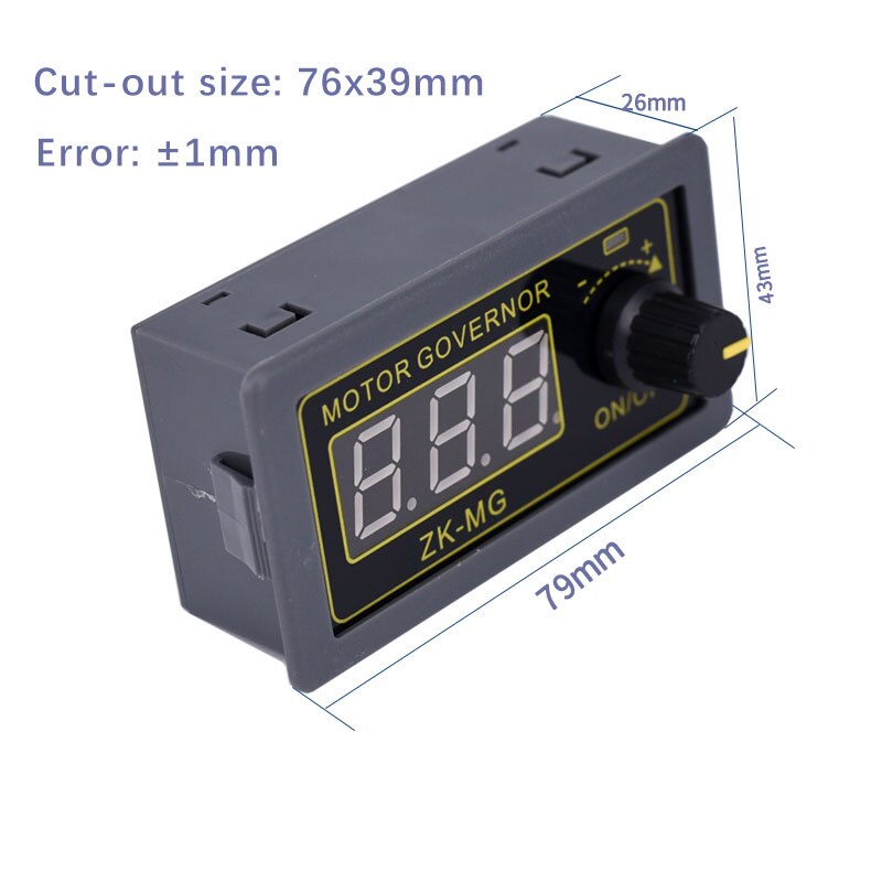 ZK-MG PWM DC Motor- Regler 5V 12V 24V Motor- Gouve... – Grandado
