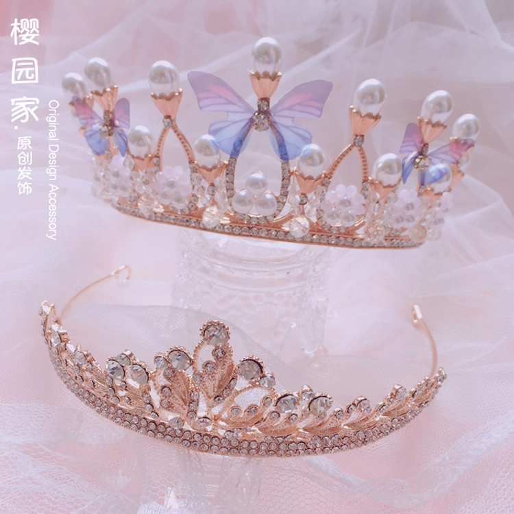 Sweet Princess Crown Hair Accessories European Cou... – Vicedeal
