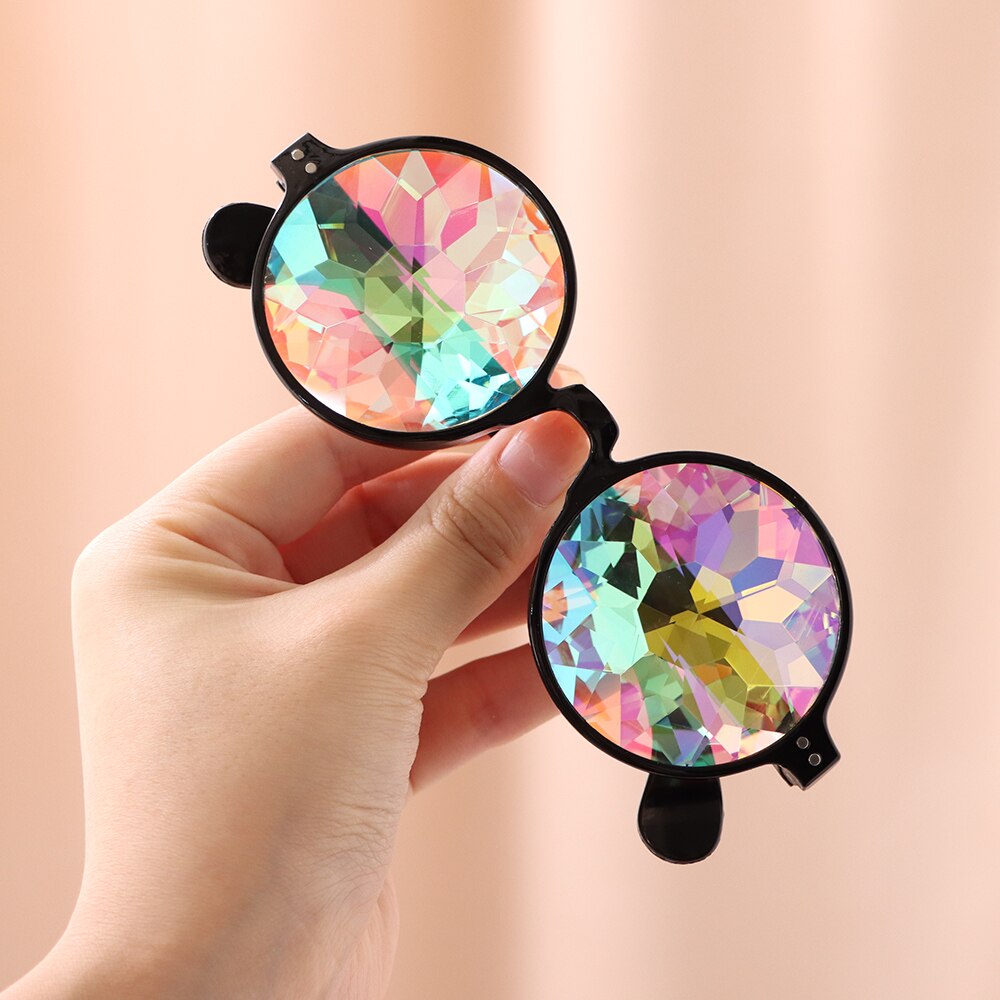 Kaleidoscope Glasses Rainbow Prism Diffraction Cry... – Vicedeal
