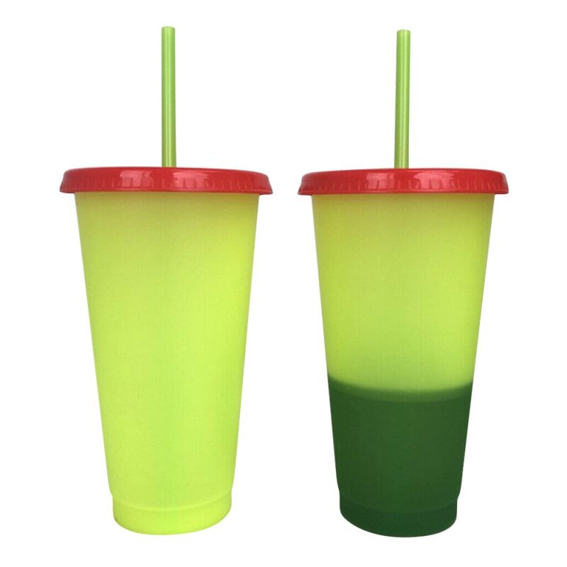 Cor Mudando Descoloração Reutilizável Frio Copo 60... – Grandado