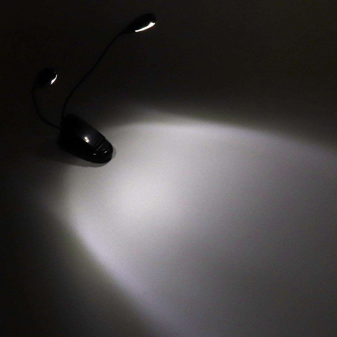 Led Leeslamp Dual Pole 4 Leds Flexibele Boek Bladm... – Grandado
