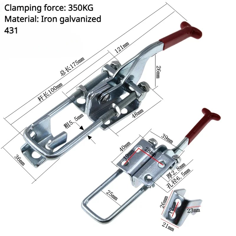 304 Stainless Steel / Iron galvanized Quick Fixtur... – Grandado