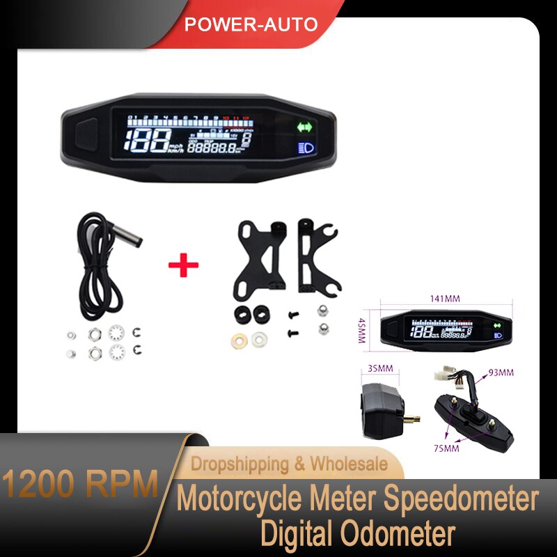 Universal LCD RPM Speedometer For Russian KR200 Mo... – Vicedeal