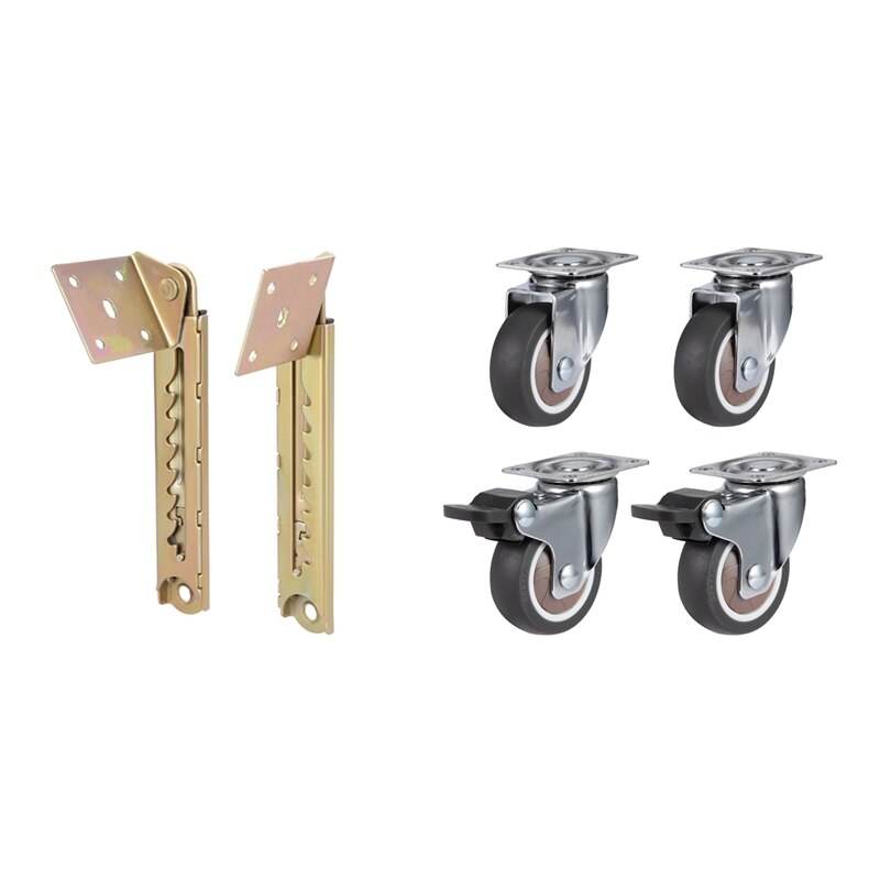 1Pair Angle Lifting Rod Desk 7 Gear Adjusting Hing... – Vicedeal