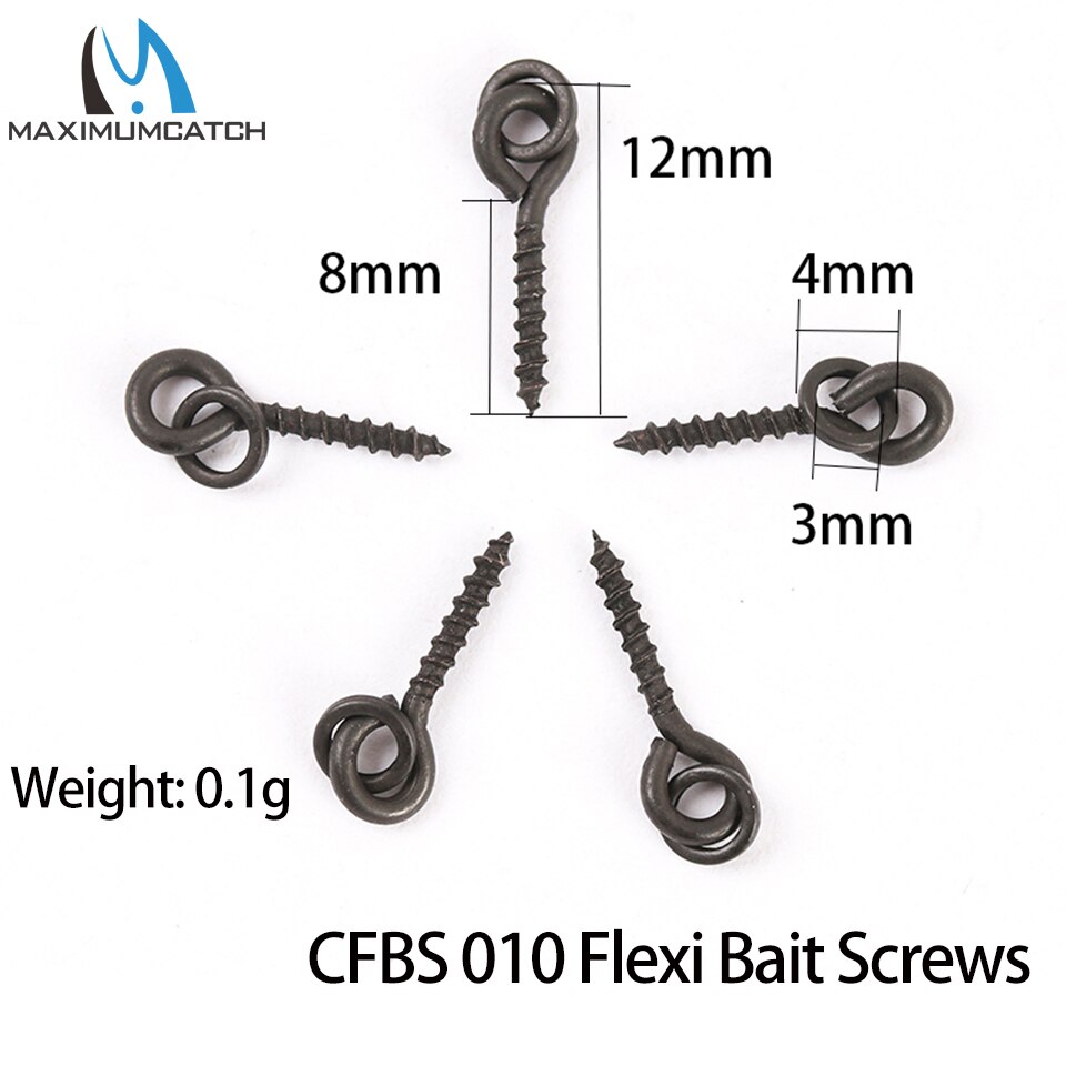 Maximumcatch 25pc Carp Flexi Bait Screws with Soli... – Grandado