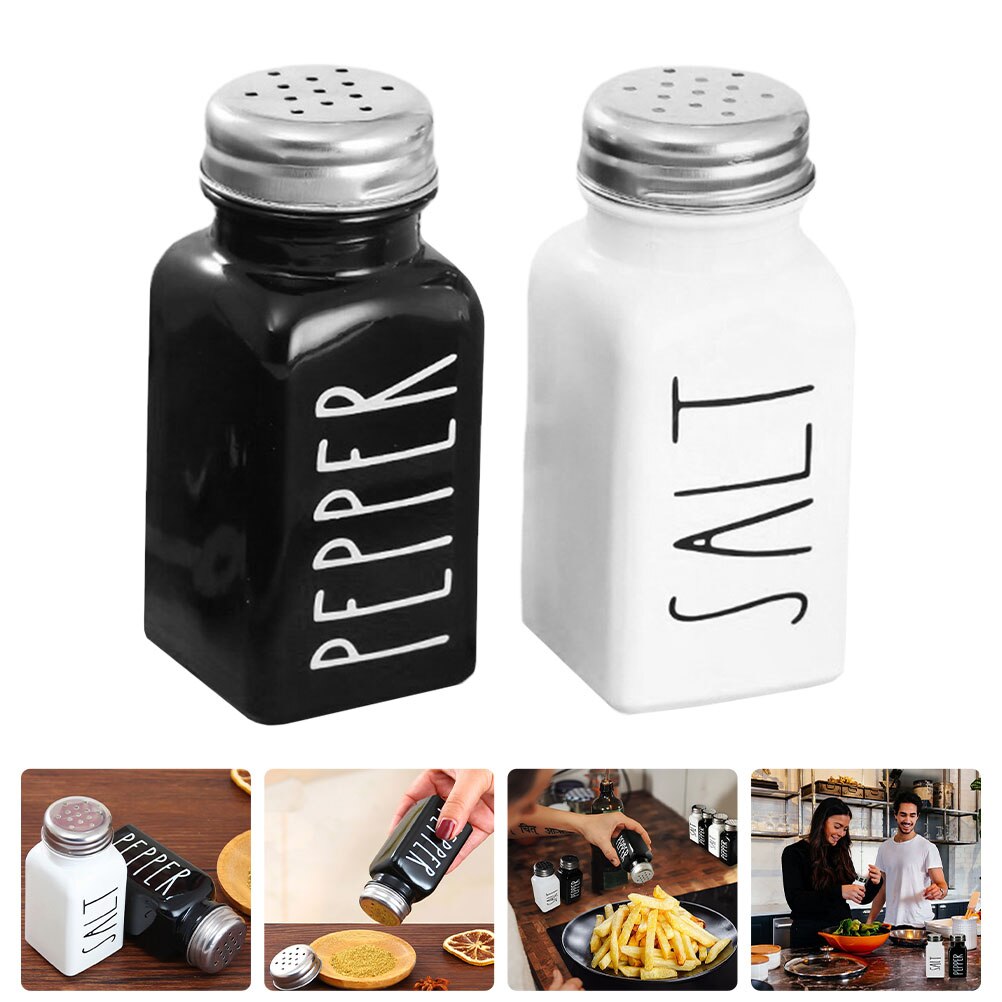 2Pcs Salt Shakers Condiment Bottles Pepper Bottles... – Vicedeal