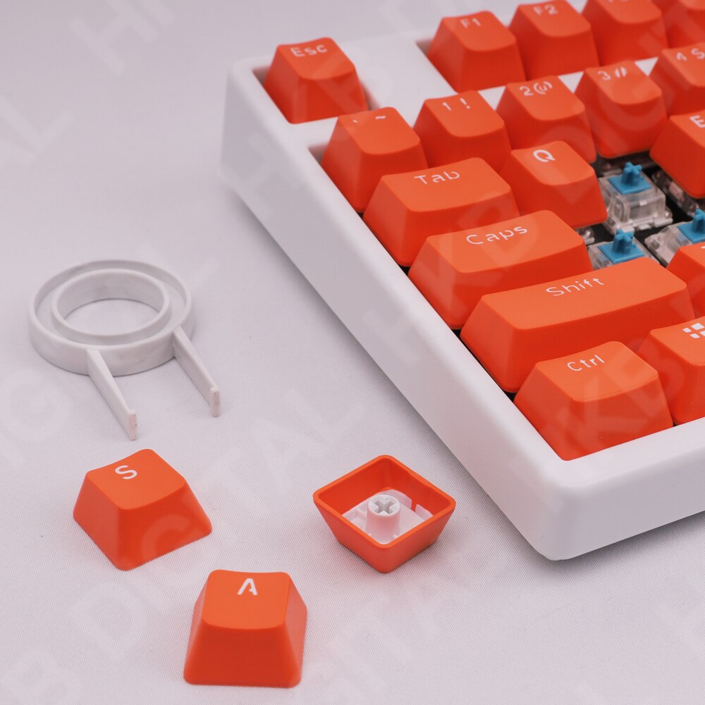 Mechanical Keyboard Keycaps Orange OEM Profile Hei... – Grandado