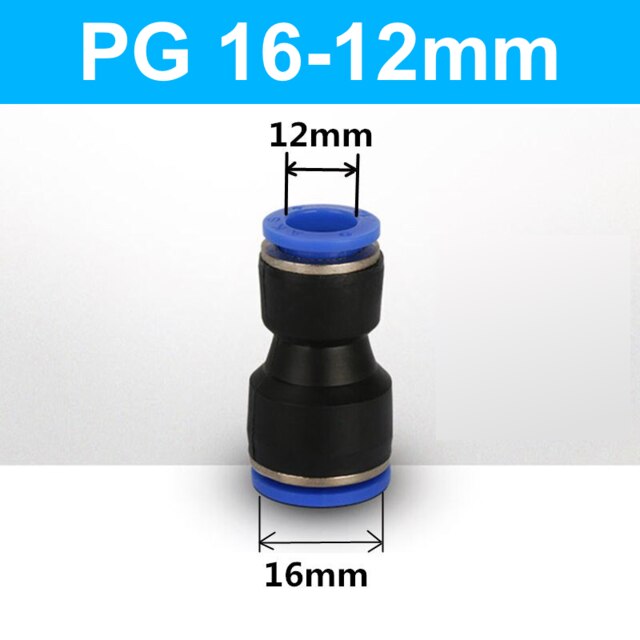 Quick Pneumatic Fittings Plastic Connector PG 4/6/... – Grandado