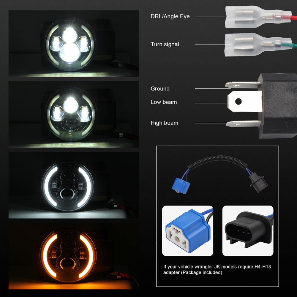 Dc 9-30V 140W Auto Werken Lamp Licht Voor Jeep Wra... – Grandado