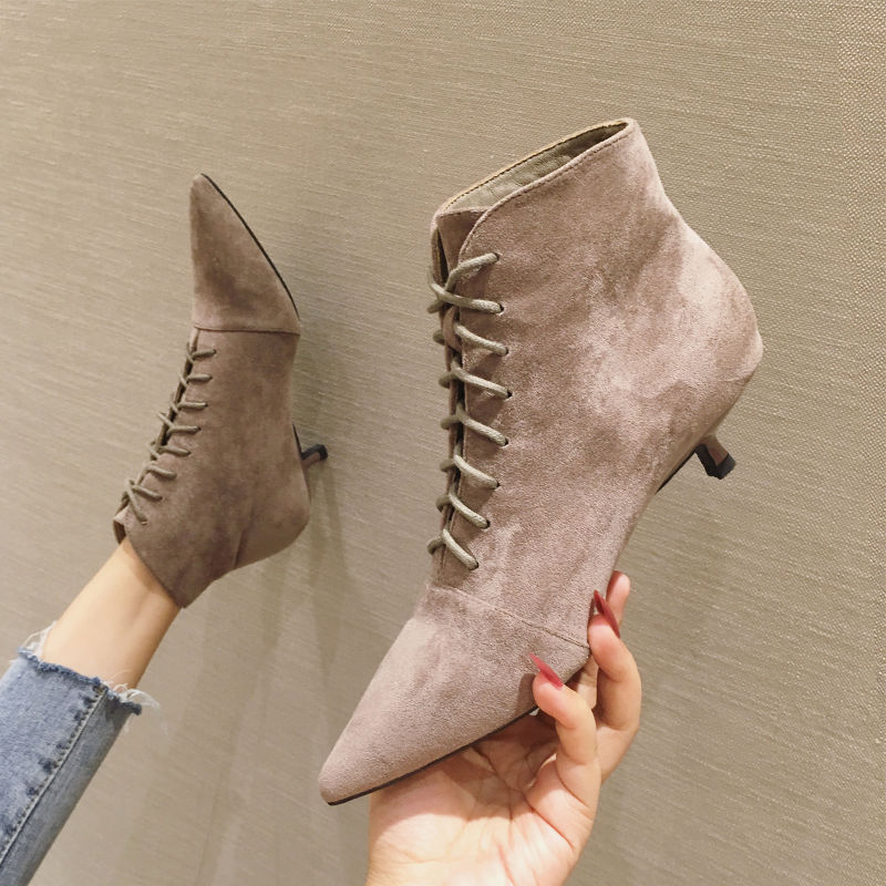 Botas de tacón pequeño totalmente combinables para... – Vicedeal