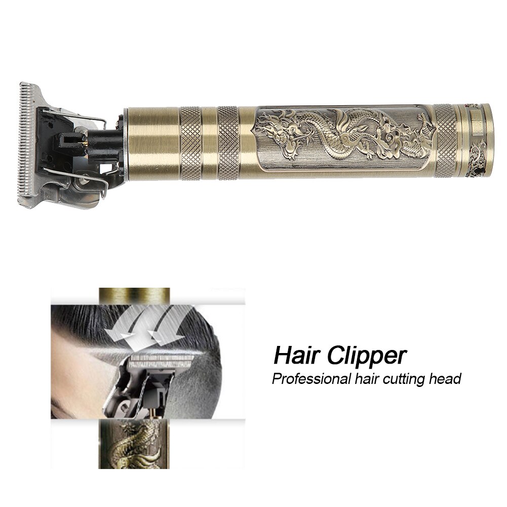 2 Types Hair Clipper USB Fashionable Vintage Elect... – Grandado