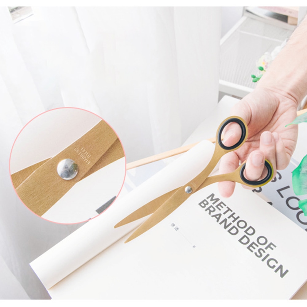 Tijeras escolares para Latón Dorado, tijeras de mi... – Grandado