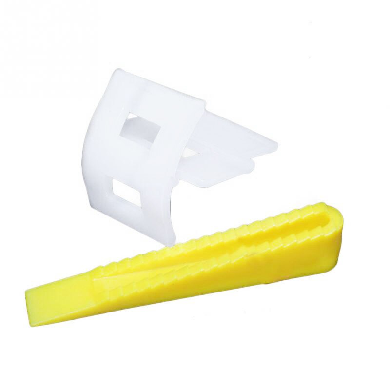 100/bag Tile Leveling System 50 Clips+50 Wedges Ti... – Grandado