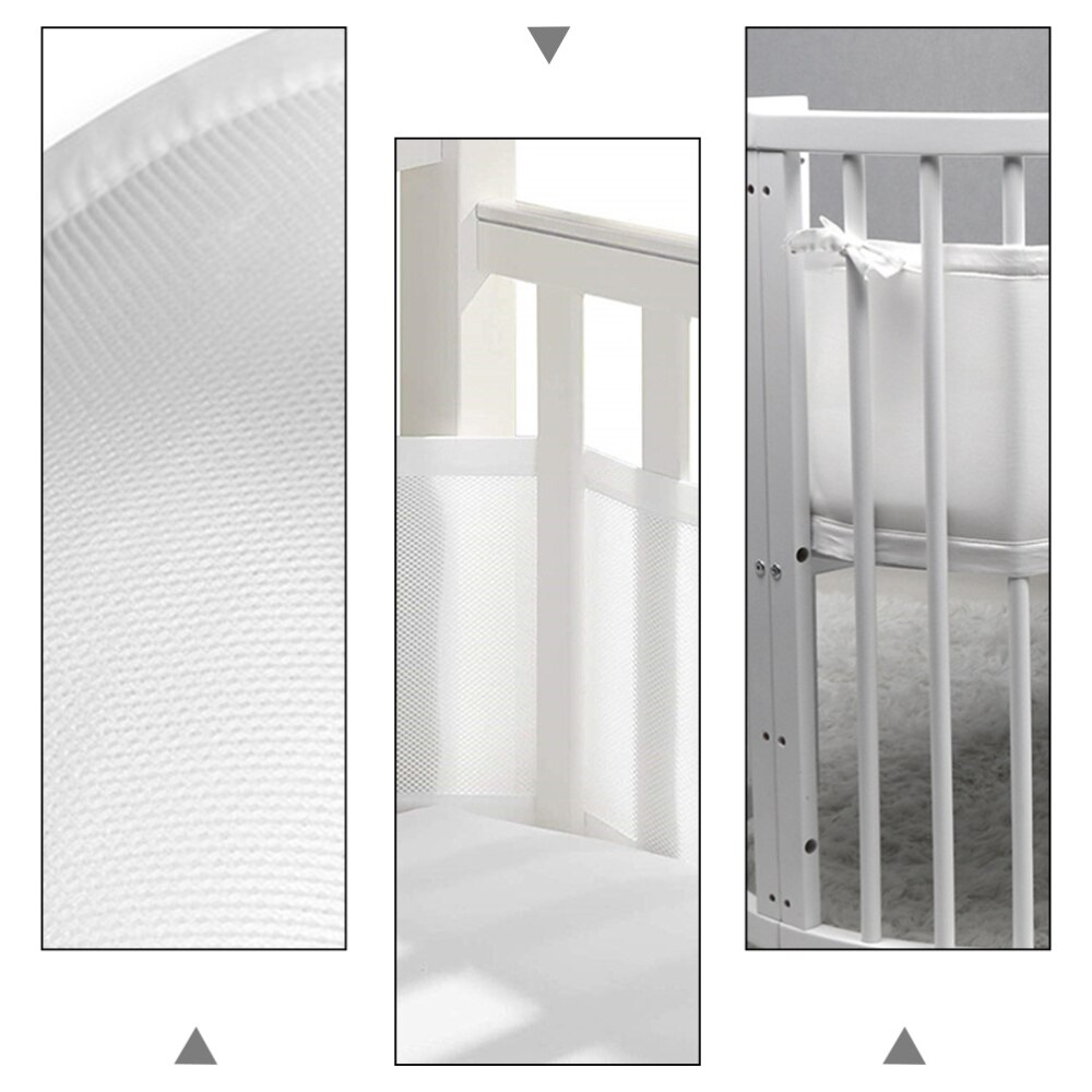 2pcs Newborn Mesh Crib Liner Anti-collision Infant... – Grandado