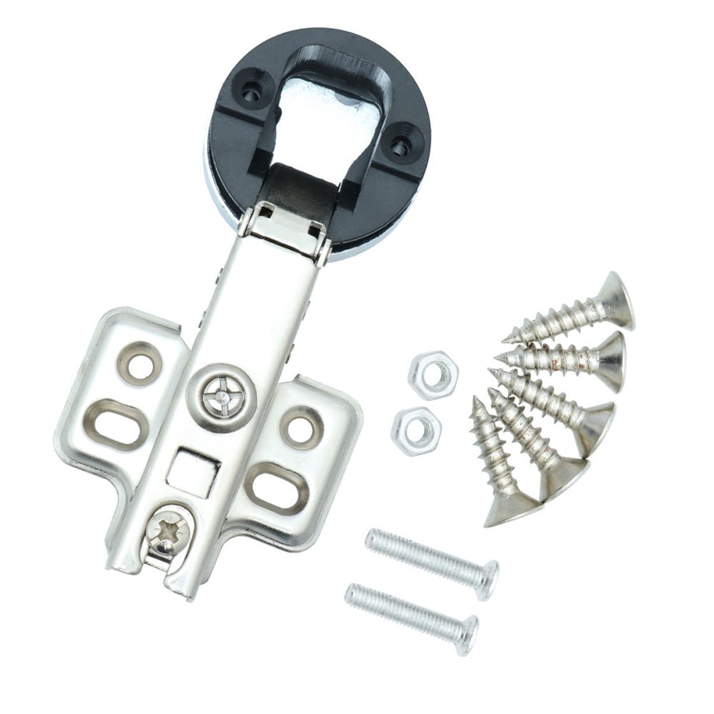 Mini Round Head Glass Hinge Damping Hydraulic Buff... – Grandado