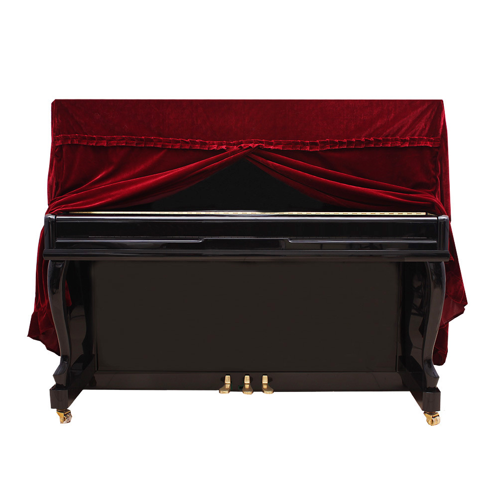 Velvet Piano Full Cover Upright Piano Solid Color ... – Grandado