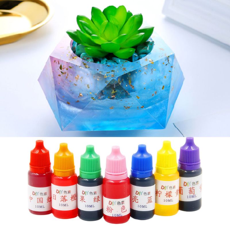 7 Pcs/set 10ml Dyeing Pigment Slime Crystal Mud Co... – Grandado